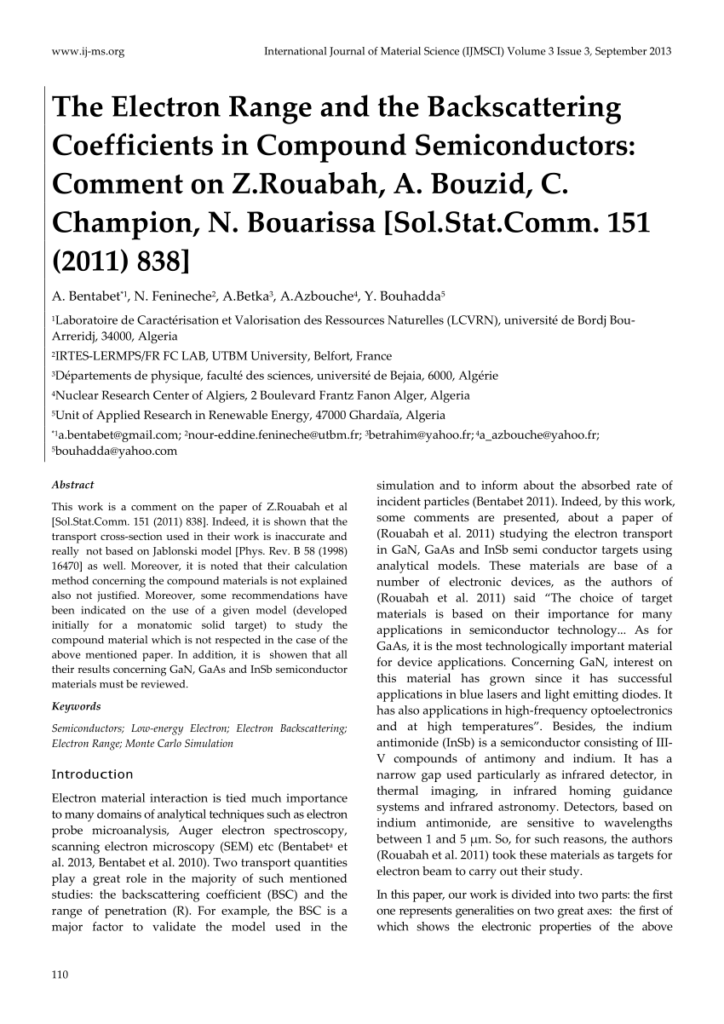 What are the example of elemental semiconductor and compound ...